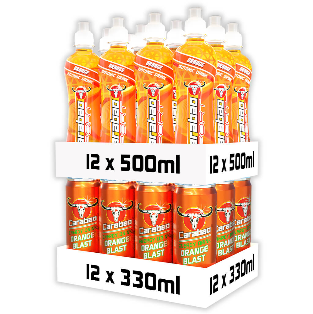 Carabao Sport & Energy Drink Mixed Berry Combo Pack - 24 Drinks | Free ...